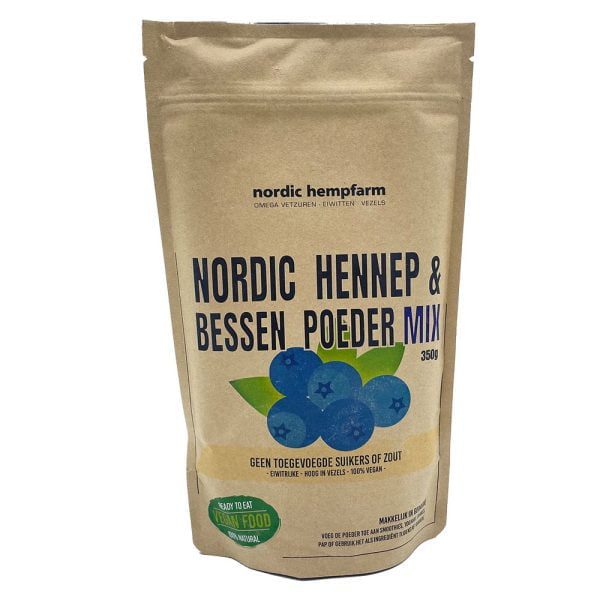 Hennep & Wilde Bessen Eiwitpoeder Blauw | Puur Nordic